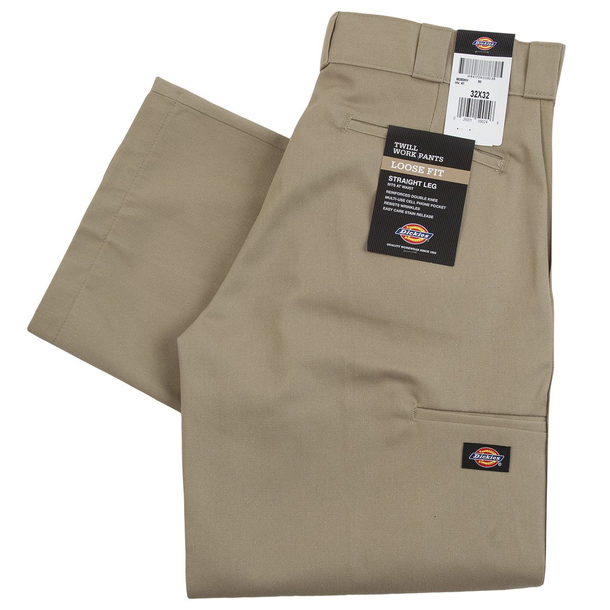 Dickies Double Knee Work Pant Khaki – curbskateshop