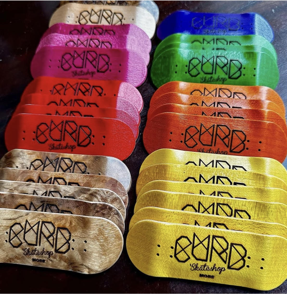Curb Classic Logo Complete Fingerboard Assorted Colors – curbskateshop